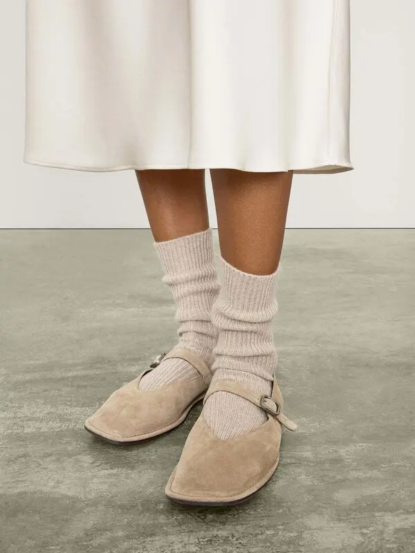 LISA YANG Ribbed Cashmere Socks