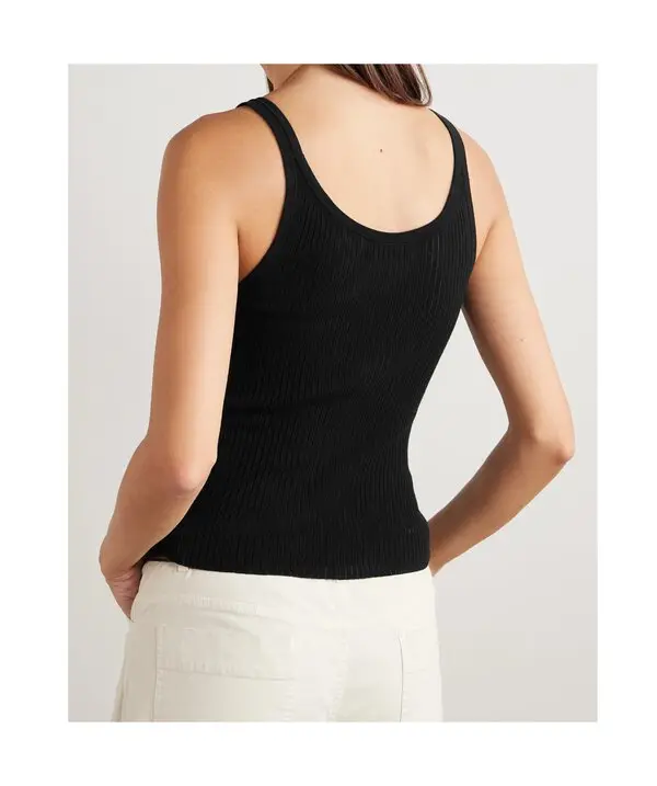 NILI LOTAN Ribbed Tank Top