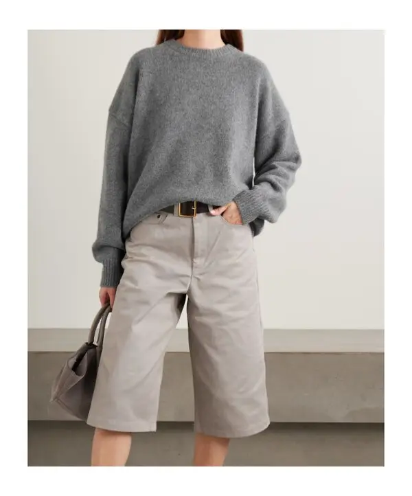 Arch4 Crew Neck Sweater - Gray