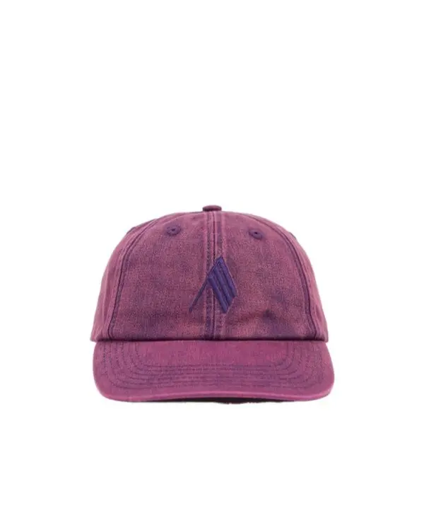 Attico Embroidered Baseball Cap - Purple