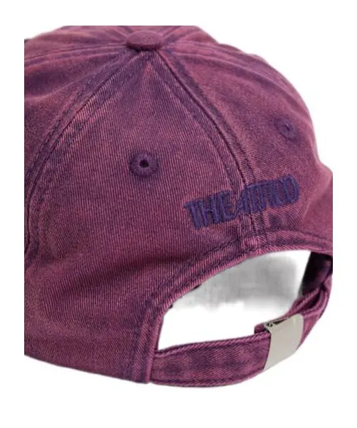 Attico Embroidered Baseball Cap - Purple