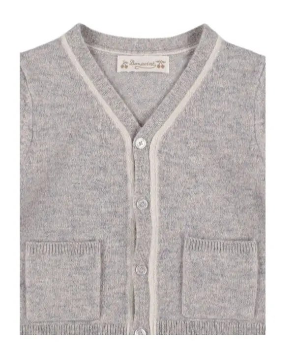 Bonpoint Knit Cardigan With Pockets