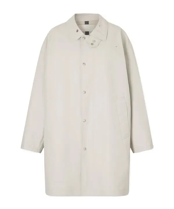 LEMAIRE Coated Cotton-canvas Mid-length Coat