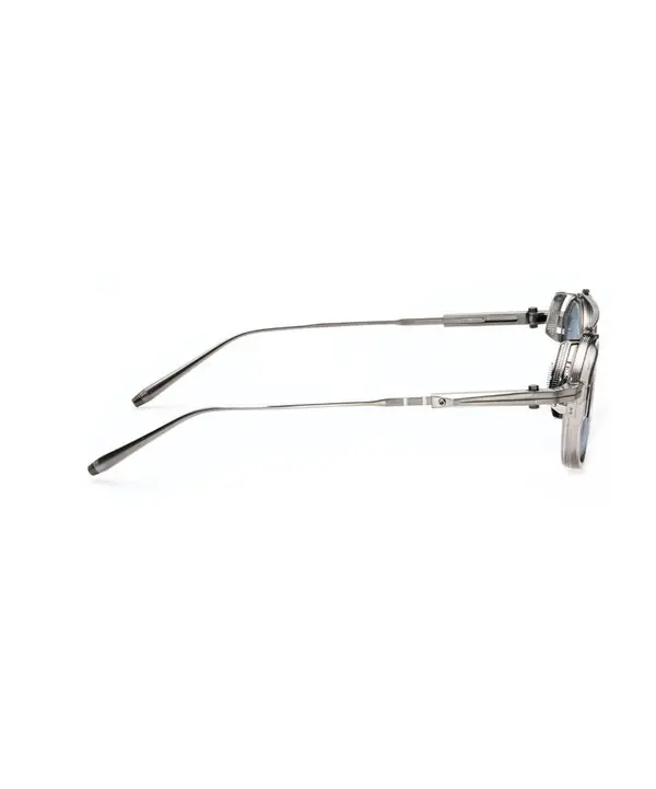 AKONI Full-rim Round Frame Sunglasses - Blue