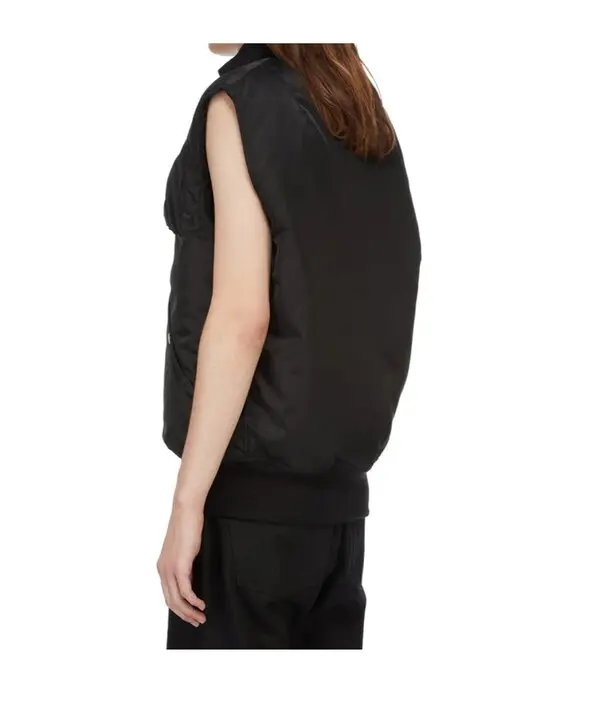 Rick Owens Sleeveless Zip-up Bomber Jacket
