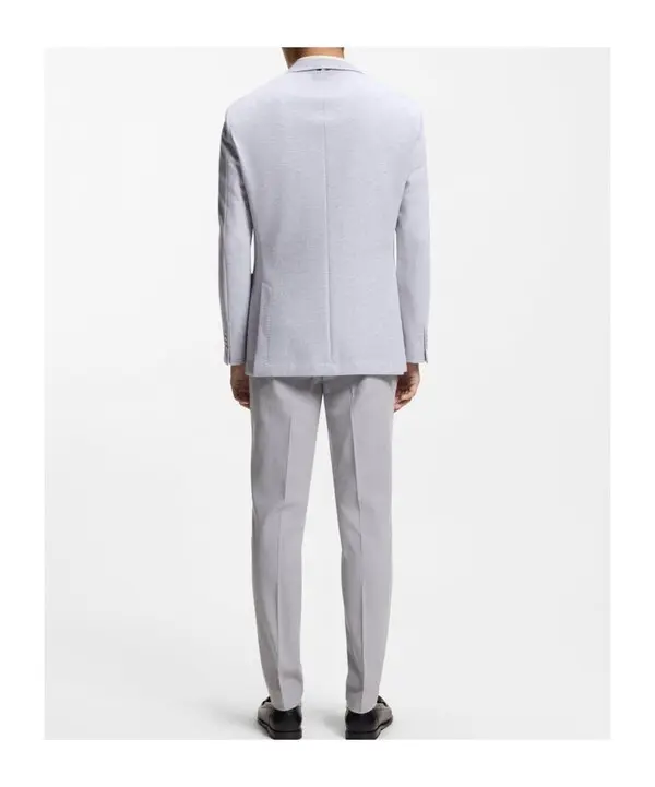 Hugo Boss Long Sleeve Blazer - Silver
