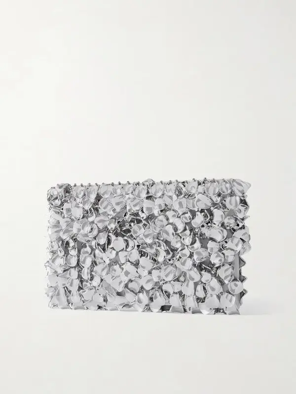 Simkhai Reese Beaded Chain-strap Clutch Bag