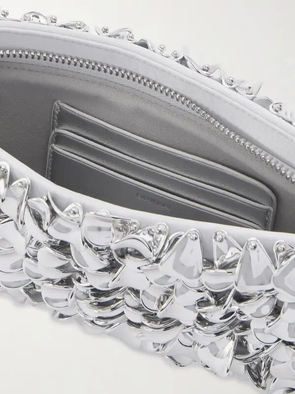Simkhai Reese Beaded Chain-strap Clutch Bag