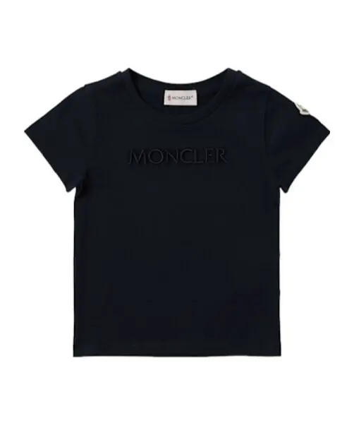 Moncler Embroidered Logo T-shirt - Black