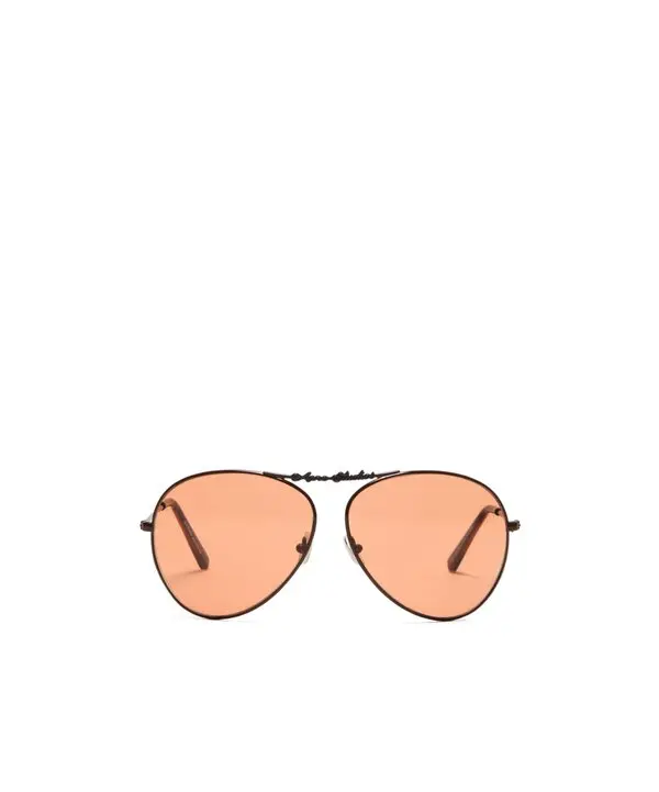 Acne Studios Aviator Sunglasses - Brown-orange