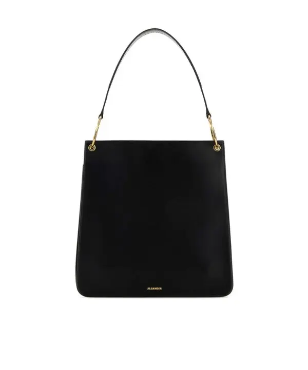 JIL SANDER Logo Detailed Shoulder Bag