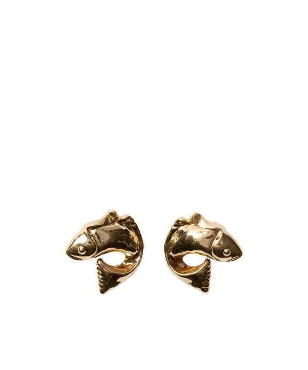 Jacquemus Fish Earrings - Yellow