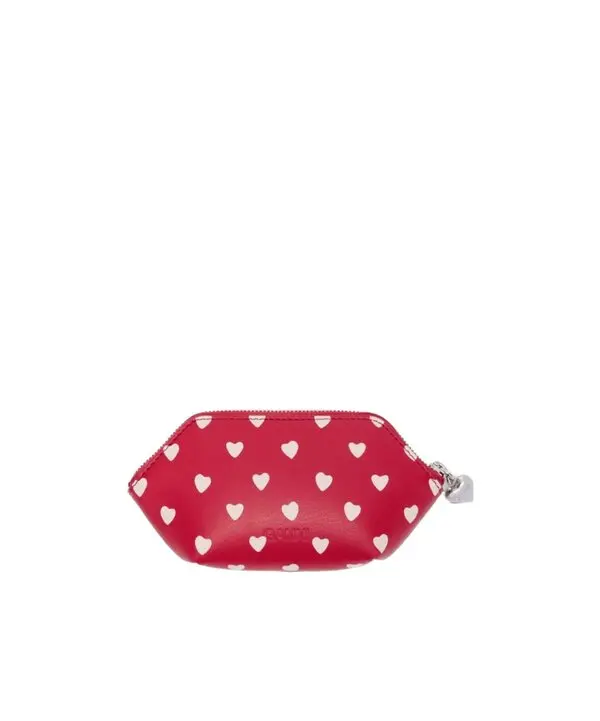 GANNI Bou Coin Purse With Dots - Red