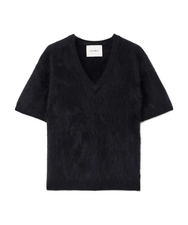 LISA YANG V-neck Sweater - Black