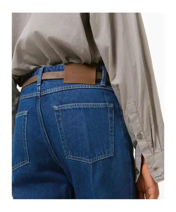 Our Legacy Creased Boot-cut Jeans