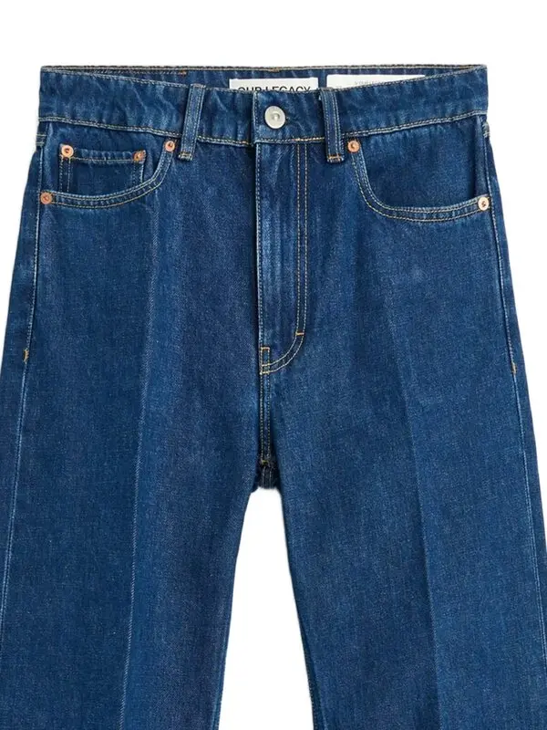 Our Legacy Creased Boot-cut Jeans