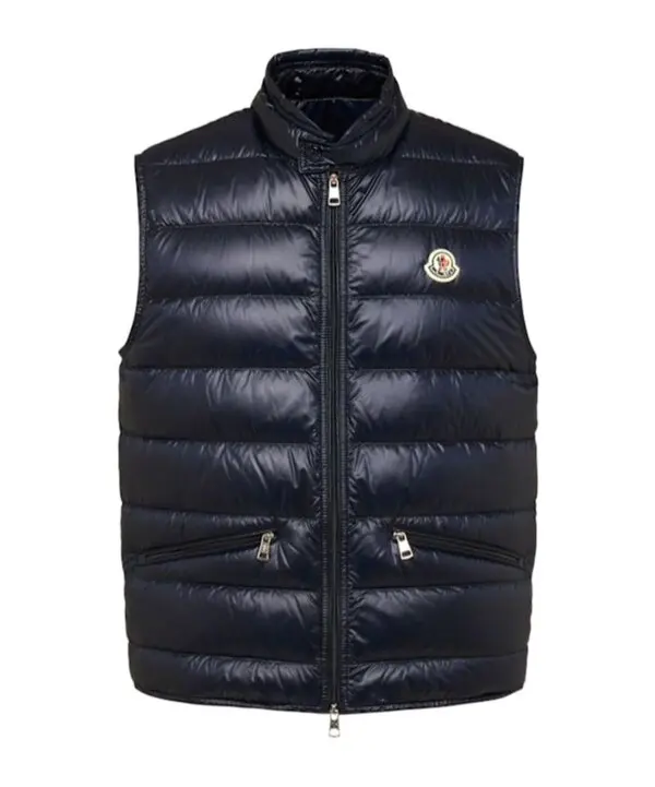 Moncler Gui Quilted Down Vest - Black