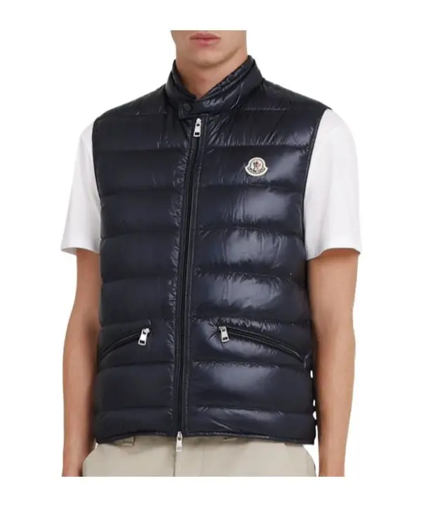 Moncler Gui Quilted Down Vest - Black