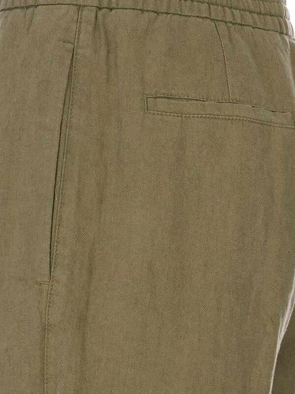 Canali Drawstring Waist Straight-leg Trousers