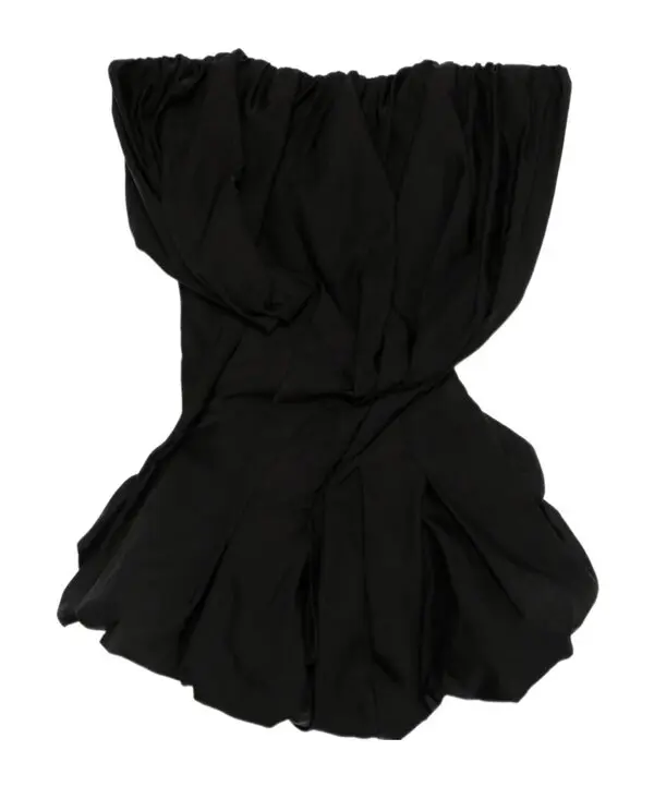 Magda Butrym Pleated Off-the-shoulder Blouse