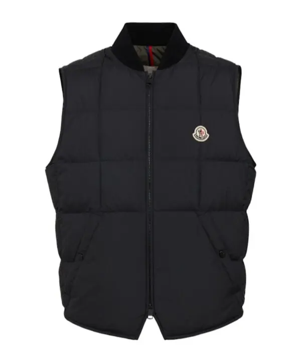 Moncler Elberton Quilted Down Vest - Black