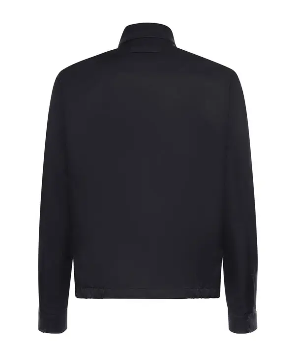 Zegna 100 Cc Scooter Zip Jacket - Blue