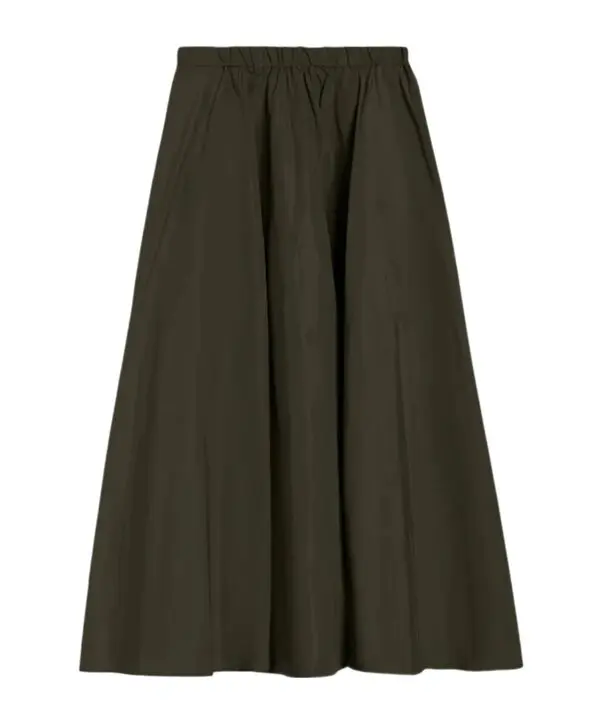 Aspesi Pleated Midi Skirt - Black