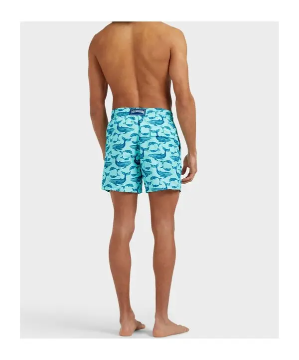 Vilebrequin Whale-print Swim Shorts - Blue