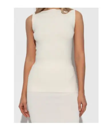 ENTIRE STUDIOS Sleeveless Boat Neck Top