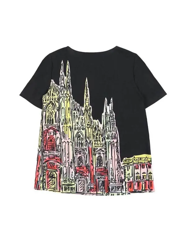 Moschino Graphic Print T-shirt - Black