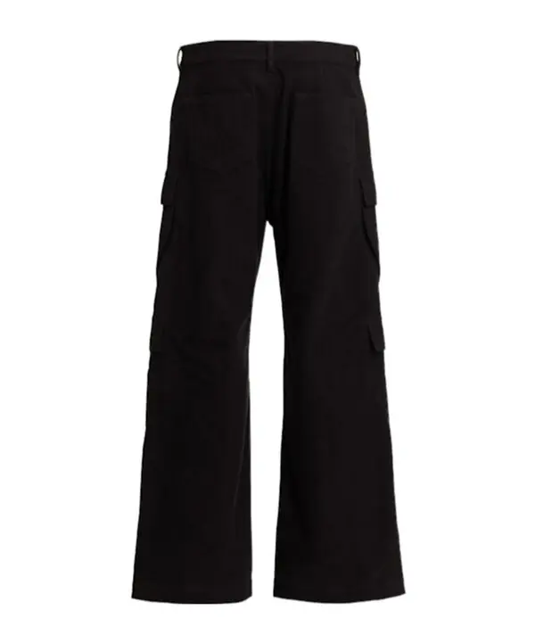 Rick Owens Double Cargo Cotton Jeans - Black