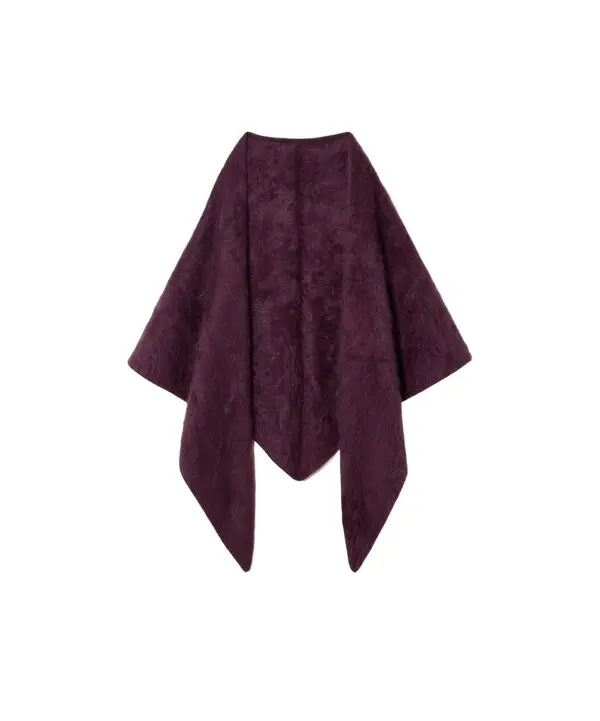 LISA YANG Brushed-cashmere Bandana - Red