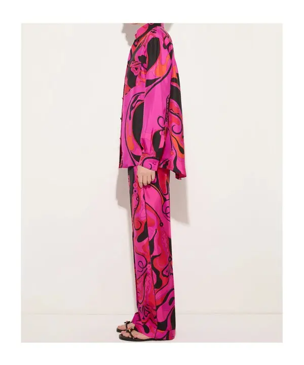 Emilio Pucci Printed Oversized Shirt - Pink