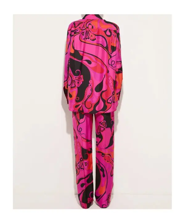 Emilio Pucci Printed Oversized Shirt - Pink