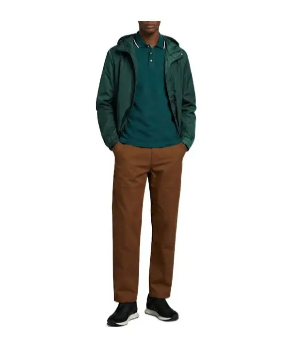 Moncler Grandans Recycled Nylon Hooded Windbreaker Jacket