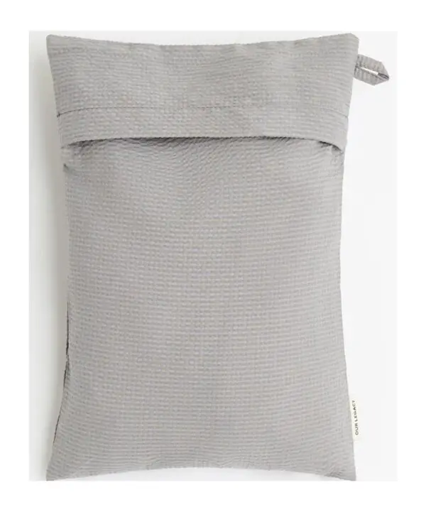 Our Legacy Seersucker Pleated Shorts - Gray