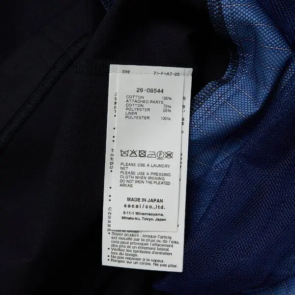 Sacai Paneled T-shirt Top