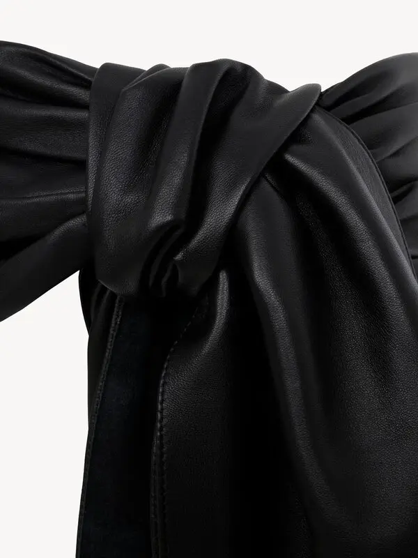 Chloé Asymmetrical Wrap Waist Belt - Black
