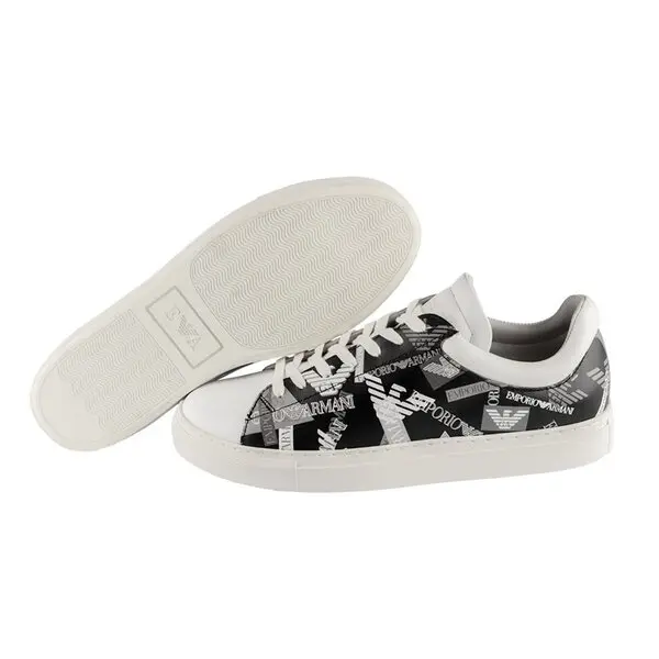 Emporio Armani Logo Lace-up Casual Sneakers