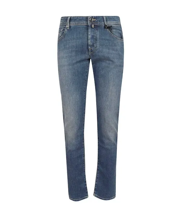 Jacob Cohen Belt Loop Jeans - Mediumblue