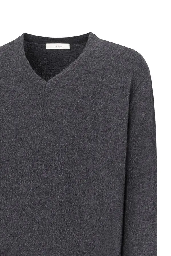 THE ROW V-neck Pullover - Green