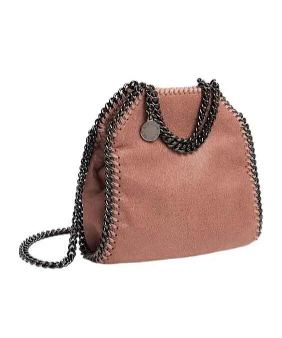 Stella McCartney Tiny Eco Shaggy Deer Top Handle Bag - Pink