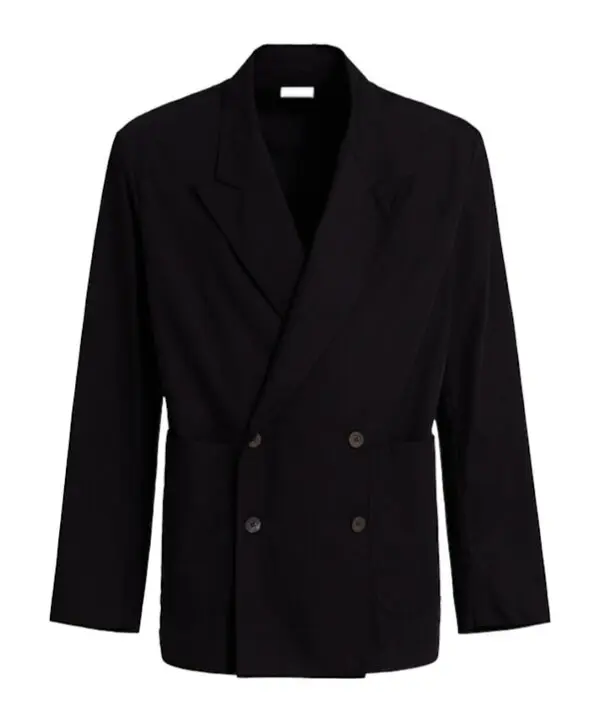 Dries Van Noten Double Breasted Blazer - Black