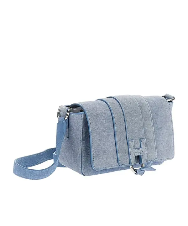 Hogan Flap Shoulder Bag With Studded Base