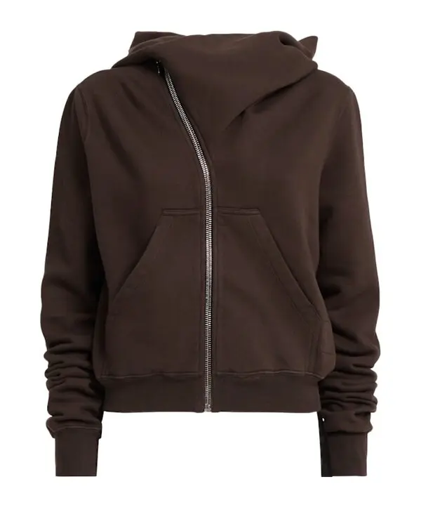 Rick Owens Mountain Jersey Turtleneck Sweatshirt - Black