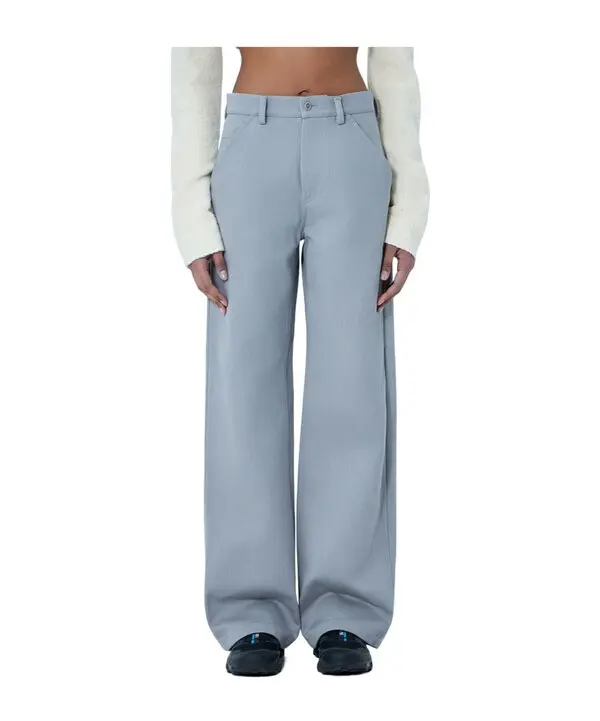 RIER Wide-leg Tailored Pants - Blue