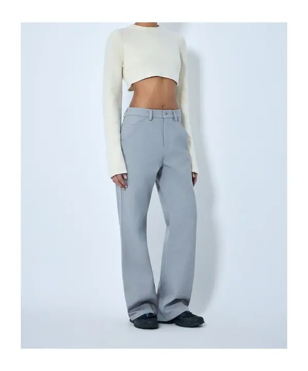 RIER Wide-leg Tailored Pants - Blue