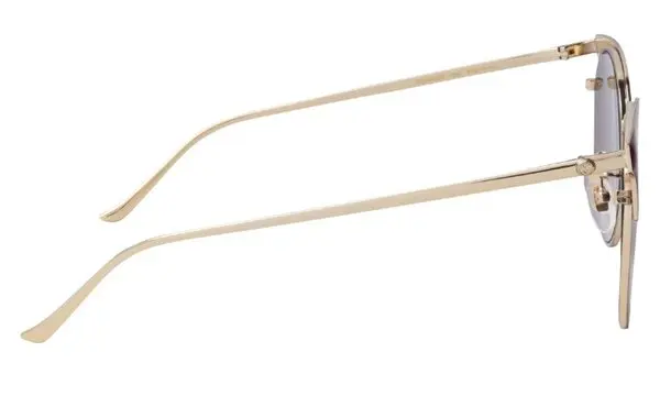 Gucci Cat Eye Sunglasses With And Gold Details - Red