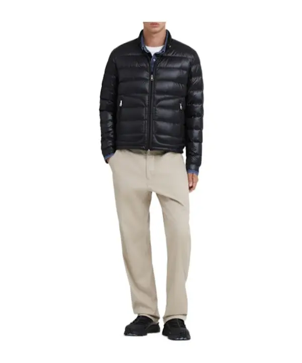 Moncler Acorus Lightweight Nylon Down Jacket - Black