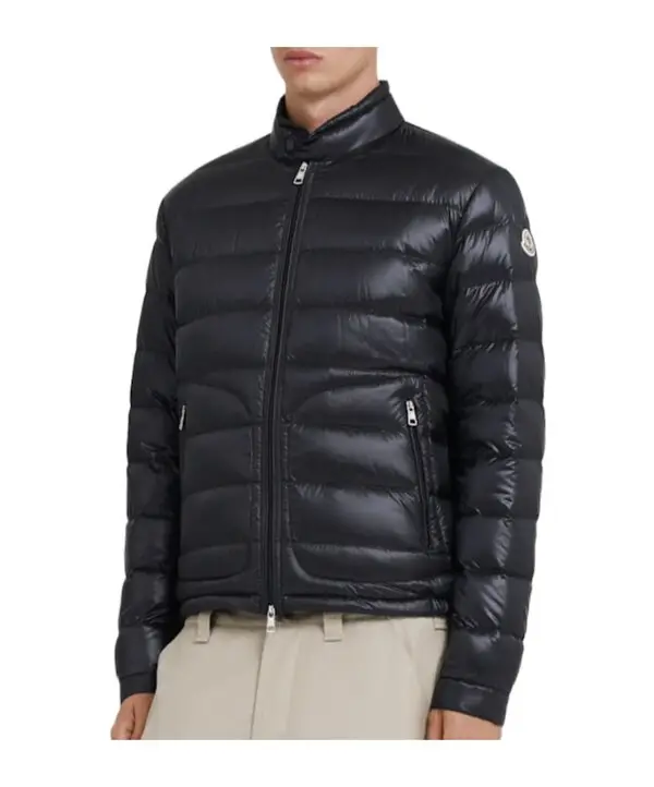 Moncler Acorus Lightweight Nylon Down Jacket - Black
